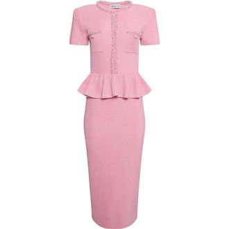 Self Portrait Femme, Robes, Rose, Taille: 40 FR Robes