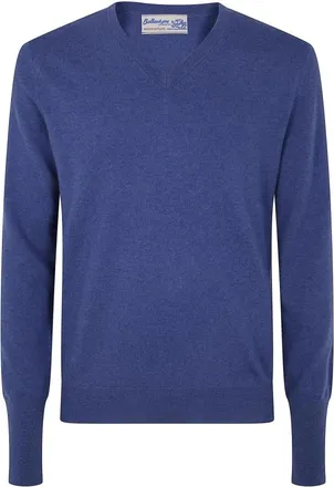 Ballantyne Herren, Strickwaren, Blau, MGr&ouml;&szlig;e
