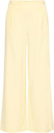 Ichi Ichi, Femme, Pantalons, Beige, Taille: 36 FR Wide Pantalons