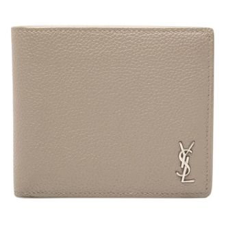 Saint Laurent Pre-owned Leder Geldb&ouml;rsen - - Pre-owned - Damen - Beige - ONE SIZE