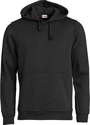 Clique Basic Sweat à Capuche, Noir, L Homme