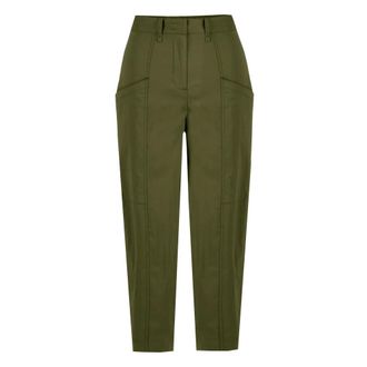 Bomboogie Femme, Pantalons, Vert, Taille: 40 FR Pantalon Cargo Coupe Ballon