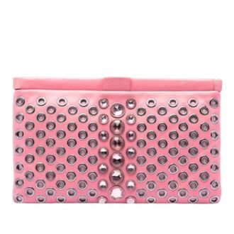 Miu Miu Pre-owned Nappa Leder Clutch - - Pre-owned - Damen - Rosa - ONE SIZE