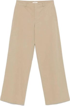 Vince Femme, Pantalons, Beige, Taille: 44 FR Pantalon Large Élégant Beige