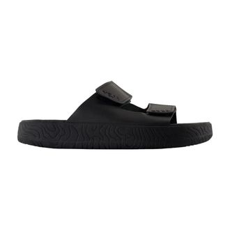 Veja Schwarze Ledersandalen - Slip-On Stil - - Shoes - Herren - Schwarzk - 36 EU