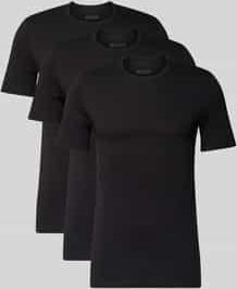HUGO BOSS Regular Fit T-Shirt aus reiner Baumwolle im 3er-Pack Modell CLASSIC