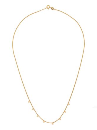 Wouters & Hendrix 18K gold hammered charm necklace - Or