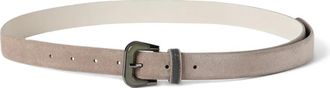 Brunello Cucinelli suede belt - Nude