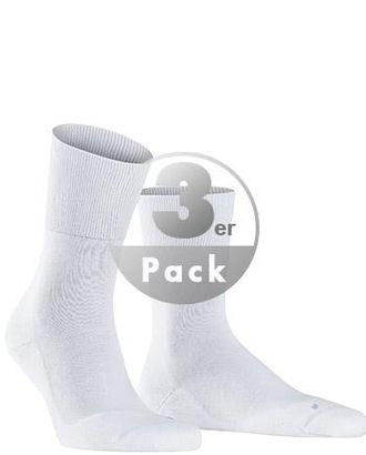 Falke Herren Socken weiß Baumwolle & Mix unifarben