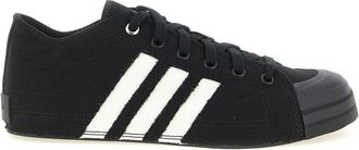 Yohji Yamamoto Homme, Chaussures, Noir, Taille: 42 1/2 EU Nizza Low Canvas Baskets