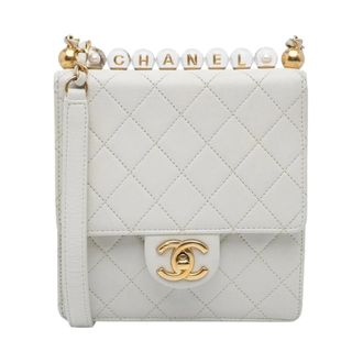 Chanel Pre-owned Mini Chic Pearls Crossbody Bag - - Pre-owned - Damen - Wei&szlig; - ONE SIZE