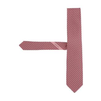 Ferragamo Seidenkrawatte mit gemustertem Design - - Accessories - Herren - Mehrfarbig - ONE SIZE