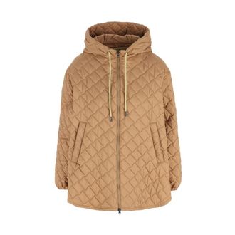 Herno A-Shape Daunenjacke - - Jackets - Damen - Braun - S