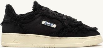 Autry BASKETS MEDALIST MUTTON EN DAIM ET SHEARLING NOIR
