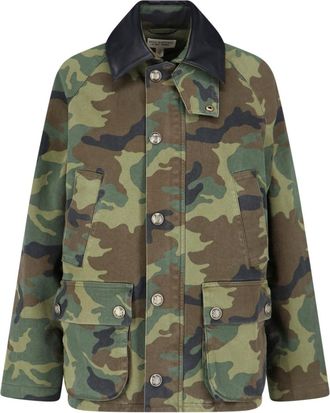 Nili Lotan Andrew Camouflage Jacket