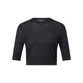Dsquared2 Crop Top aus Wolle