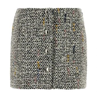 Alessandra Rich Pailletten-Tweed-Minirock - - Skirts - Damen - Mehrfarbig - 2XS