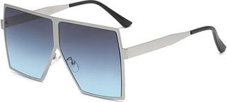 Generic Lunettes De Soleil Tendance Unisexes, Monture Carr&eacute;e En M&eacute;tal, Style Carr&eacute;, Id&eacute;ales For Le Sport En Ext&eacute;rieur, Les Trajets Quotidiens Et Les Soir&eacute;es.(