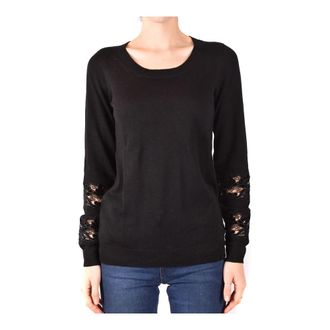 Michael Kors Rundhals-Strickpullover - - Knitwear - Damen - Schwarzk - XS