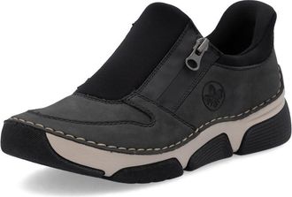 Rieker Damen 45965, Frauen Halbschuhe,stra&szlig;enschuhe,Strassenschuhe,Sportschuhe,Freizeitschuhe,Turnschuhe,Laufschuhe,grau (45),40 EU / 6.5 UK