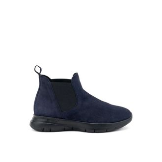 Frau Bottes Chelsea confort en daim bleu - Femme - Chaussures - Bleu - Taille: 36 EU