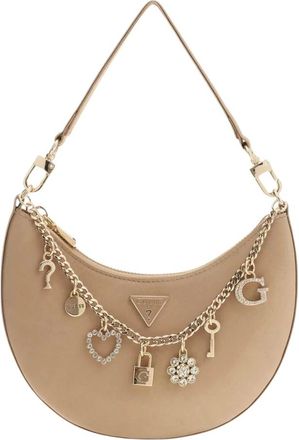 Guess Femme, Sacs, Beige, Taille: ONE Size Tasmin Mini Sac Bandouli&egrave;re