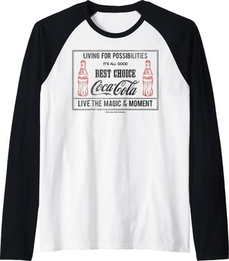 Coca Cola Ware Vintage Box Portrait Raglan