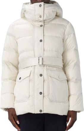 Liu Jo Femme, Vestes, Blanc, Taille: 34 FR Doudoune &agrave; capuche