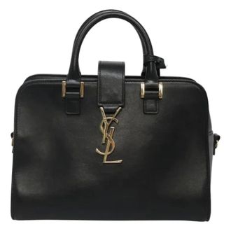 Saint Laurent Pre-owned Cuir sacs-main - Femme - Pre-owned - Noir - Taille: ONE Size