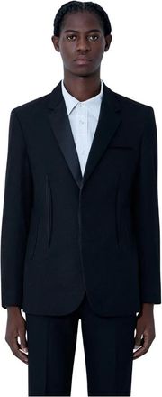 Kiko Kostadinov Kiko Kostadinov, Homme, Vestes, Noir, Taille: S Single-Breasted Blazer