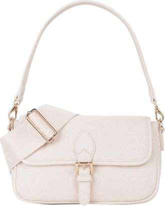 Valentino Samba Re Flap Bag Ecru