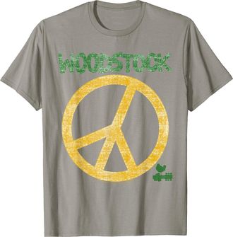 Woodstock Chimes Woodstock Stitch Peace Sign T-Shirt