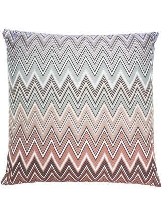 Missoni Home Kissen mit Zickzackmuster - Gr&uuml;n