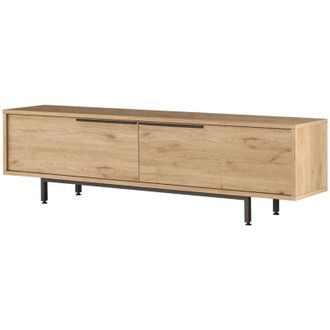 Habitat et Jardin Meuble TV en bois Calvin - 160 x 35 x 45 cm - Marron