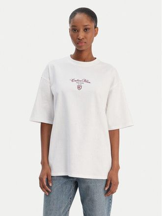 Calvin Klein Jeans T-Shirt LV047E232G Wei&szlig; Relaxed Fit