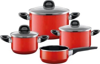 Silit Modesto Topfset Induktion 4-teilig, Kochtopf Set mit Glasdeckel, Silargan Funktionskeramik, Induktions T&ouml;pfe Set nickelfrei, f&uuml;r alle Herdarten geeign