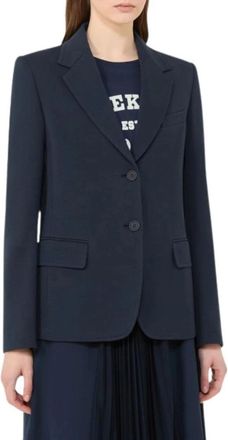 Max Mara Femme, Vestes, Bleu, Taille: 40 FR Giacca Weekend