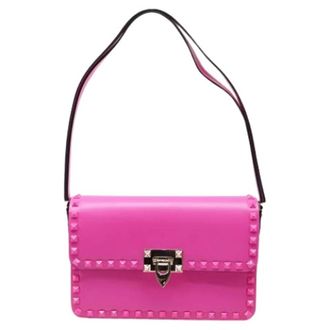 Valentino Pre-owned Rockstud23 East West Umh&auml;ngetasche - - Pre-owned - Damen - Rosa - ONE SIZE