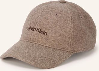 Calvin Klein Flanell-Cap beige