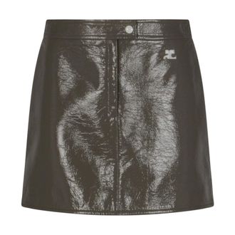 Courr&egrave;ges Damen, R&ouml;cke, Gr&uuml;n, 2XSGr&ouml;&szlig;e
