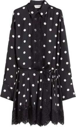 Max Mara Femme, Robes, Noir, Taille: 36 FR Abito corto pizzo