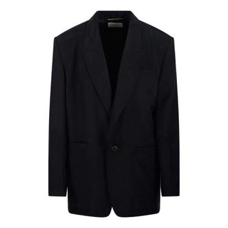 Saint Laurent Damen, Jacken, Grau, MGr&ouml;&szlig;e