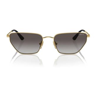 Vogue Eyewear Vogue, Femme, Accessoires, Jaune, Taille: 56 MM Lunettes de soleil à monture métallique irrégulière