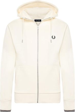 Fred Perry Kapuzenjacke mit durchgehendem Rei&szlig;verschluss in