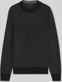 Boss Orange by Hugo Boss Regular Fit Strickpullover aus Baumwoll-Kapok-Mix Modell KLAPOK