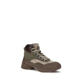 Brunello Cucinelli Bicolor Nylon Hiking Boot - Brown