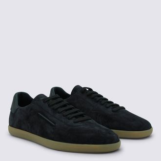 Ermenegildo Zegna Mens Sneakers Navy _cover Le Sole El