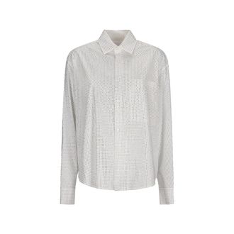 Giuseppe Di Morabito Rhinestone Shirt - - Blouses & Shirts - Damen - Wei&szlig; - S