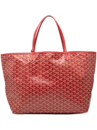 Goyard 2013 Goyardine Saint Louis GM tote bag - Rot