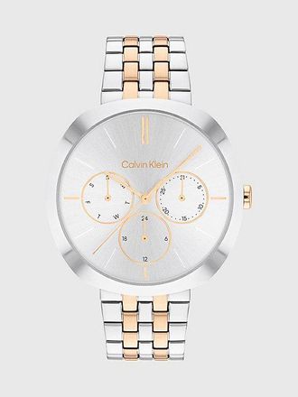 Calvin Klein Zweifarbige Multifunktions-zifferblattuhr - Two Tone - Damen - Einheitsgröße